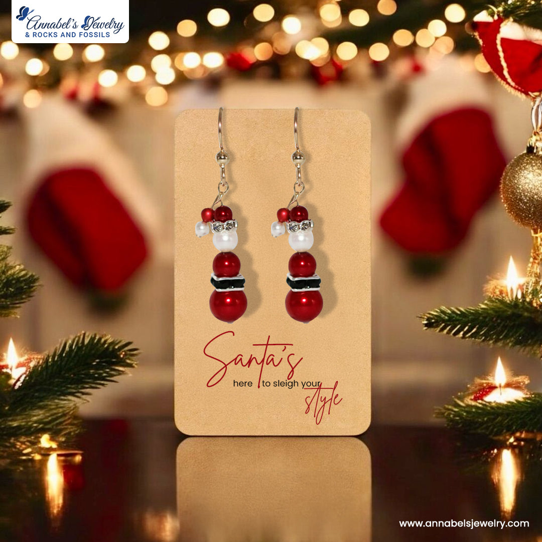 Santa Claus Earrings – Annabel's Jewelry